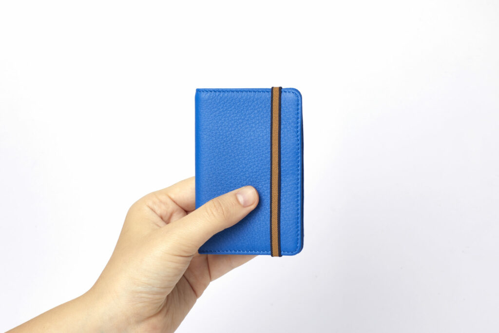 Light Blue Card Holder by Carré Royal