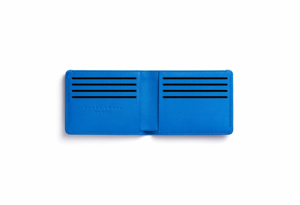 Light Blue Minimalist Wallet by Carré Royal 11.5x8.5