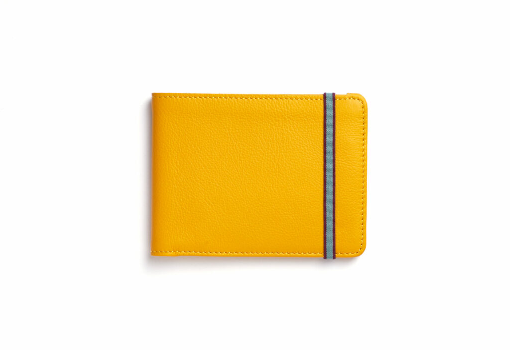 Yellow Minimalist Wallet by Carré Royal 11.5x8.5