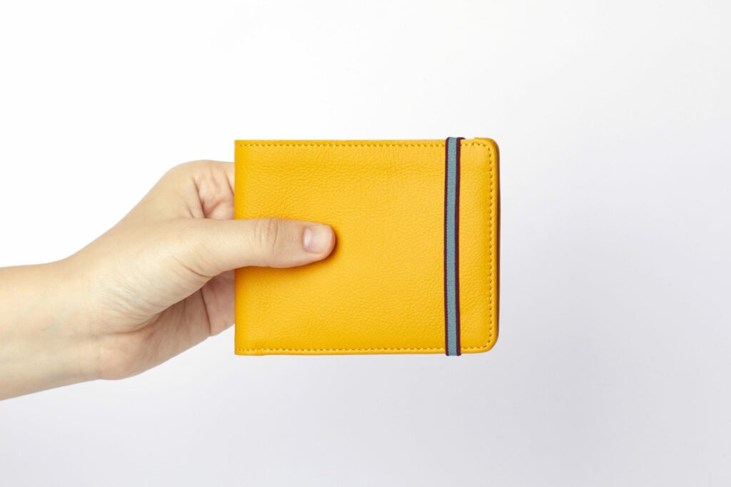 Yellow Minimalist Wallet by Carré Royal 11.5x8.5
